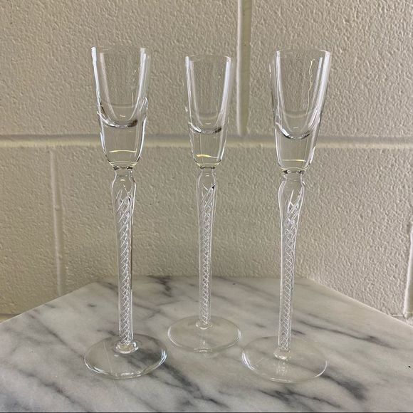 Tiffany & Co. | Dining | Crystal Air Twist Long Stem Cordial Aperitif ...